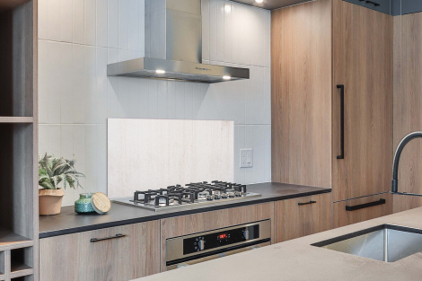 Spatscherm keuken - Beton - Muur - Wit - Bestel nu!