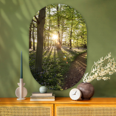 Muurovaal - Bos - Boom - Zon - Nu 40% korting!