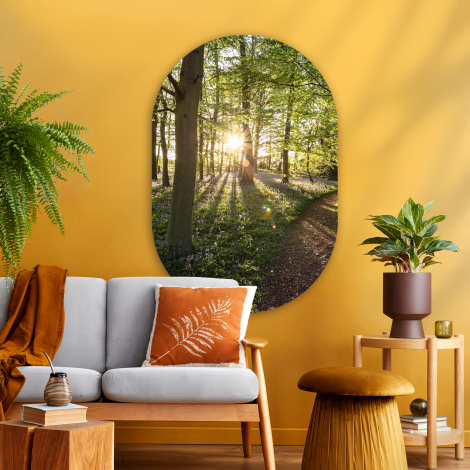 Muurovaal - Bos - Boom - Zon - Nu 40% korting!