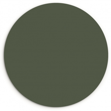 Tableau rond - Vert - Olive - Couleur - Vert - Solide - Vert olive - 40 ...