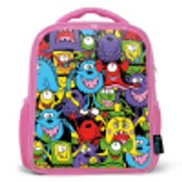 Kinder rugzak Monsters met Felle Kleuren | Spatwaterbestendig | Bestel ...