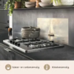 Spatscherm keuken - Zeilschip - Zee - Bewolkt - Bestel nu op ...
