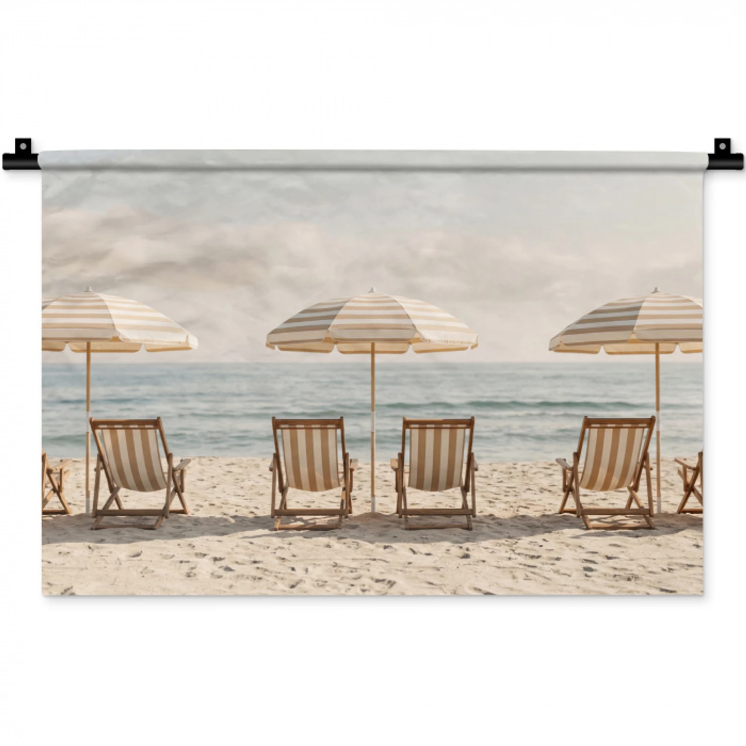 Wandkleed - Strand - Stoelen - Parasol | CanvasCompany.nl