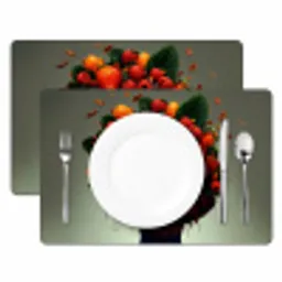 Placemat - Vrouw - Chocolade - Frambozen - Aardbeien - Koekjes ...