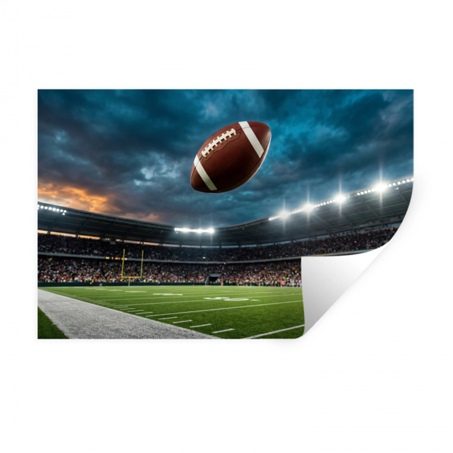 Muursticker - Football - Bal - Stadion - Sport | Topdoek.nl