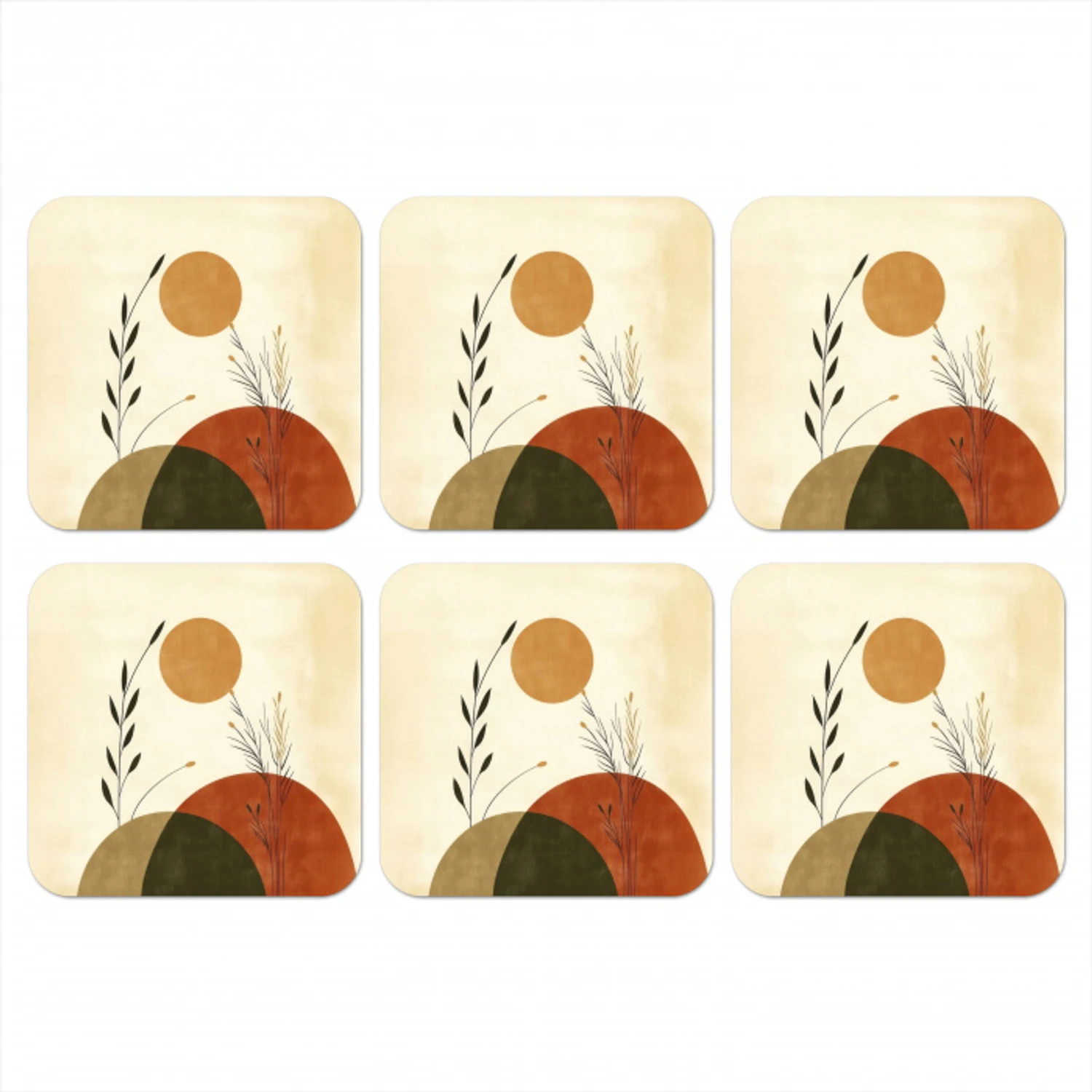 Onderzetters - Planten - Abstract - Vormen | Fotoproducten.nl