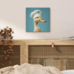 Aluminium schilderij - Eend - Koksmuts - Cute - Vogel | Fotoproducten.nl!