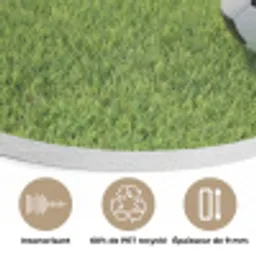 Tableau acoustique en feutre PET - Football - Terrain en herbe - Sport ...