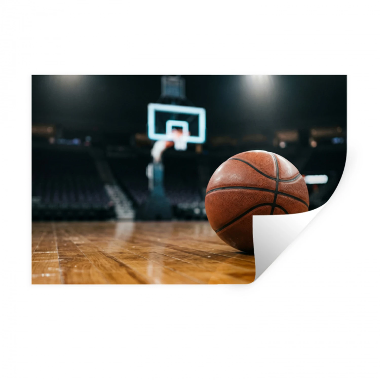 Muursticker - Basketbal - Arena - Sport | Topdoek.nl